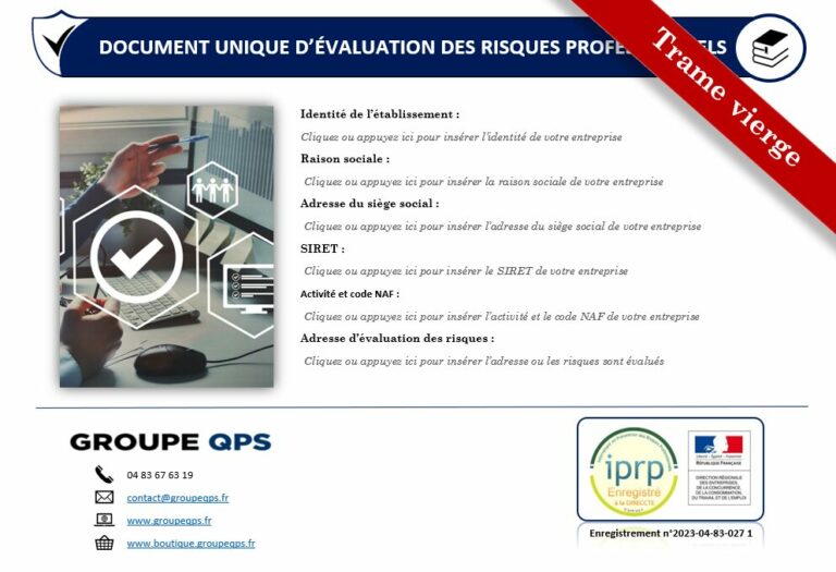 Document unique : Trame vierge